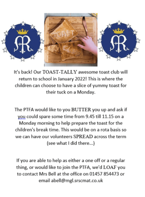 PTFA - Saint Mary's Catholic Voluntary Academy - Glossop